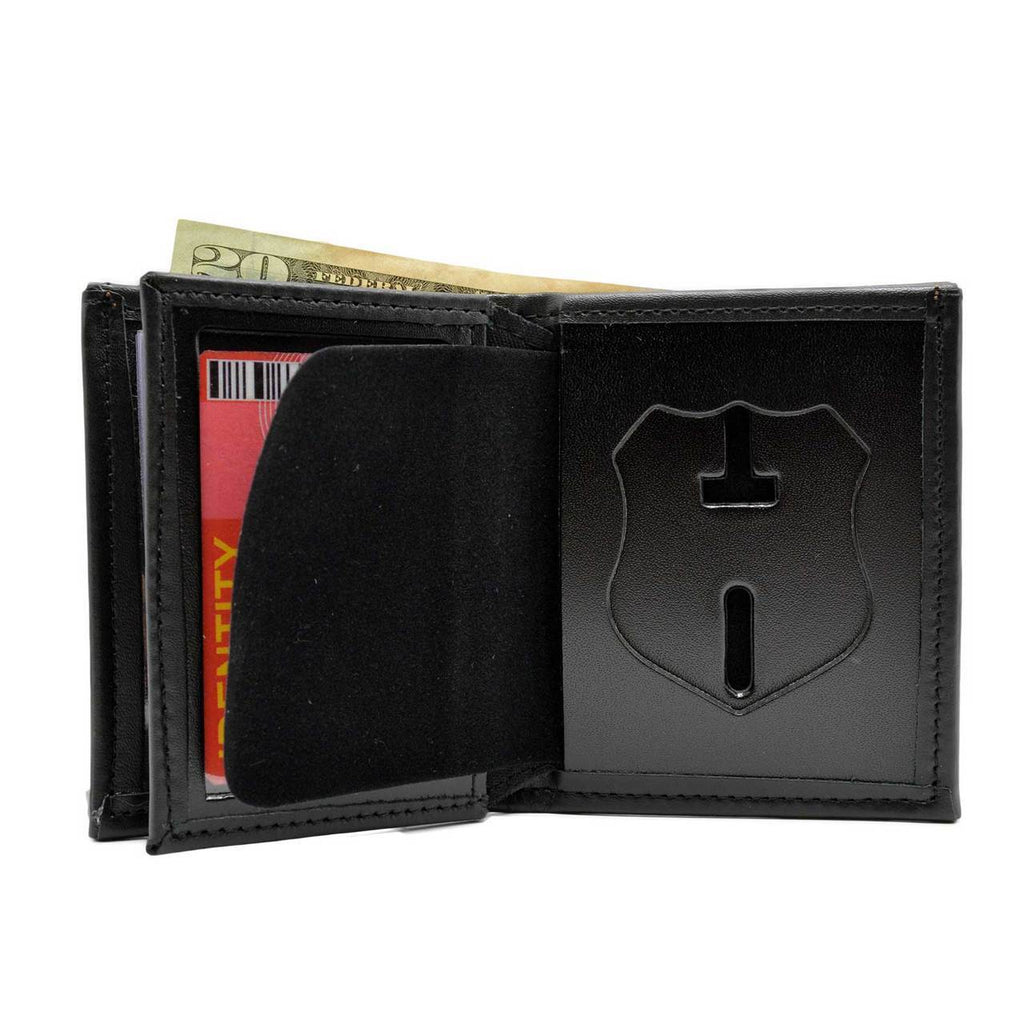 Perfect Fit Badge Bi Fold Wallet with Credit Card