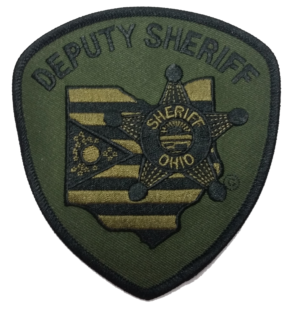 Ohio Sheriff "Deputy Sheriff -OD Green" Patches - 2 Pack