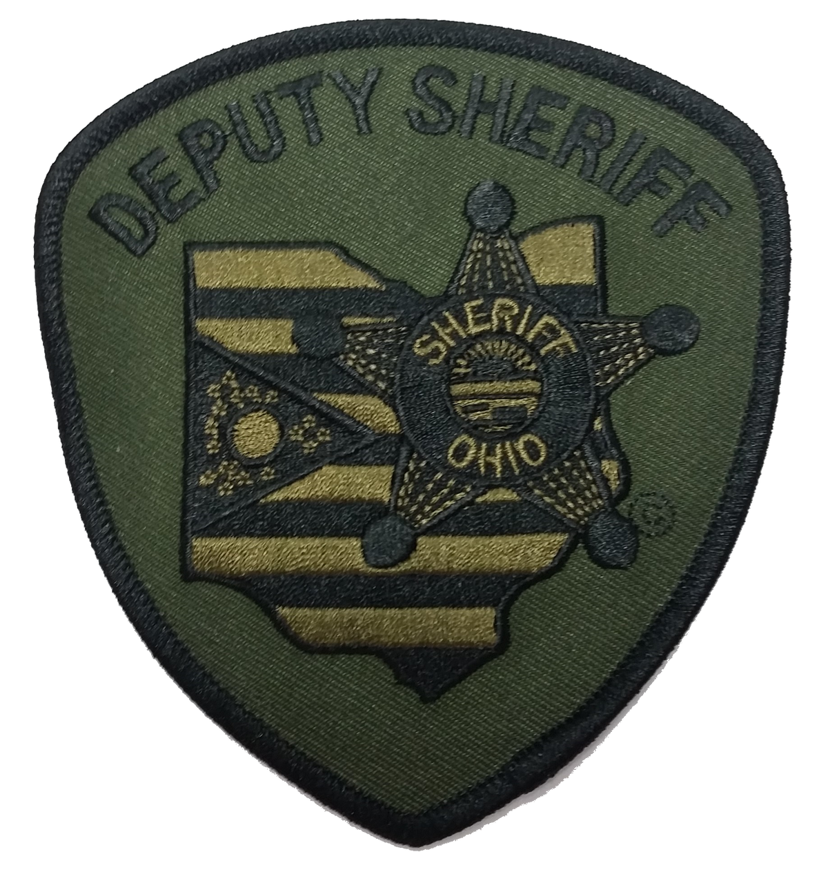 Ohio Sheriff "Deputy Sheriff -OD Green" Patches - 2 Pack